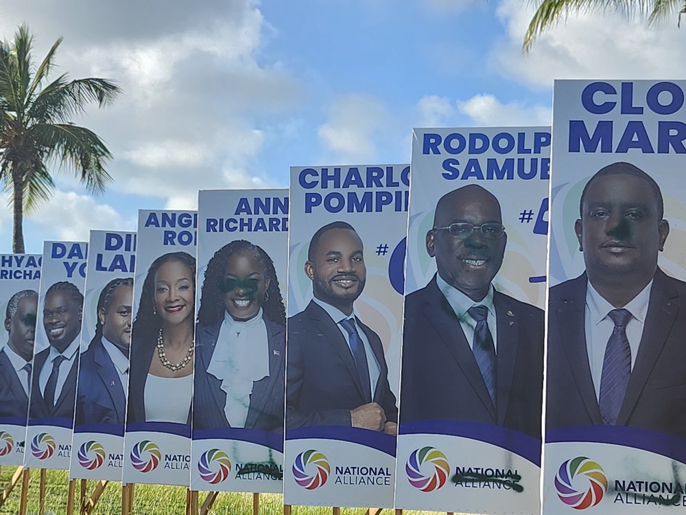 Police Force of Sint Maarten Condemns Damage to Political Signs