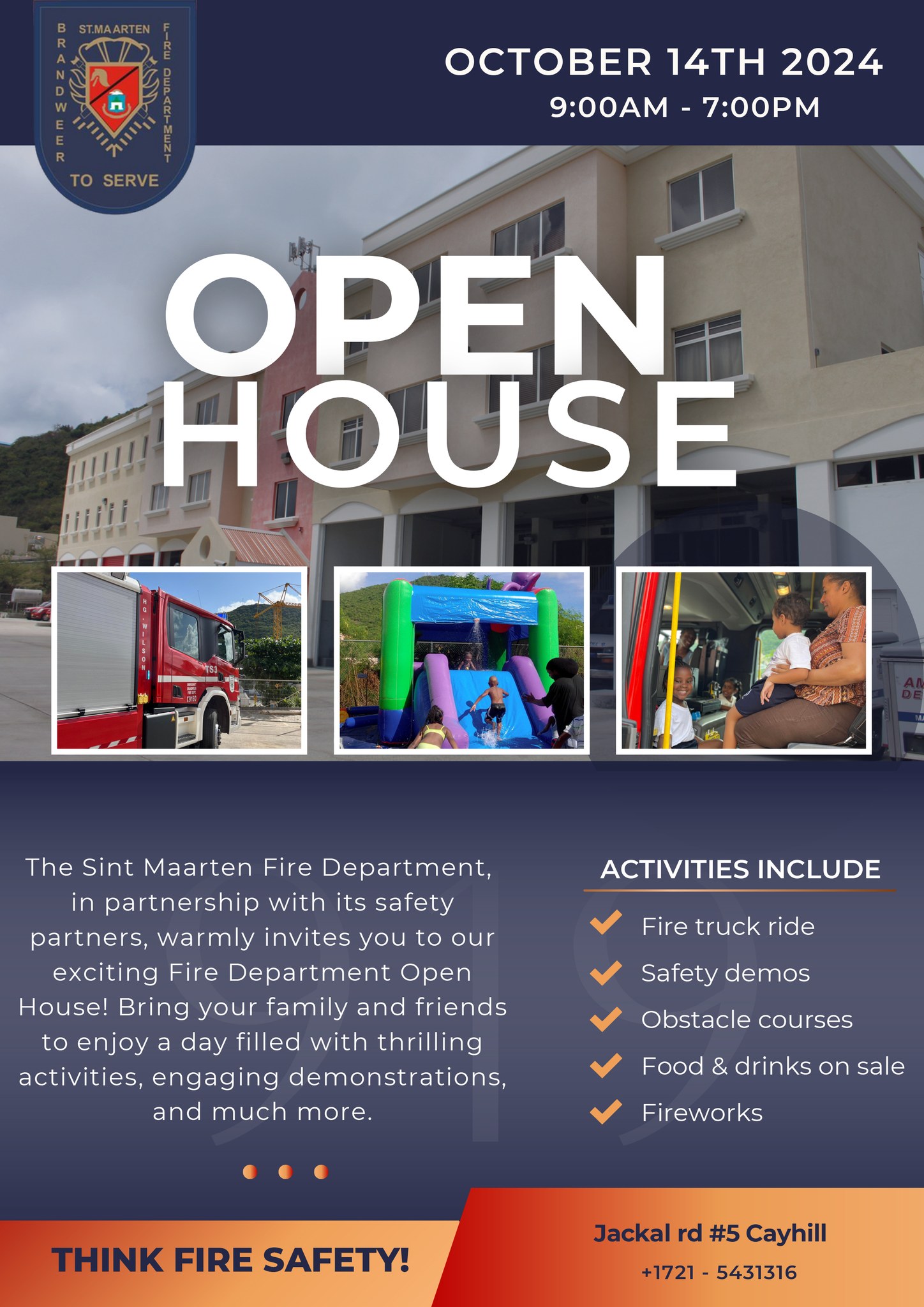 Fire Department kicks off Fire Prevention Month as of October 1st. Open ...