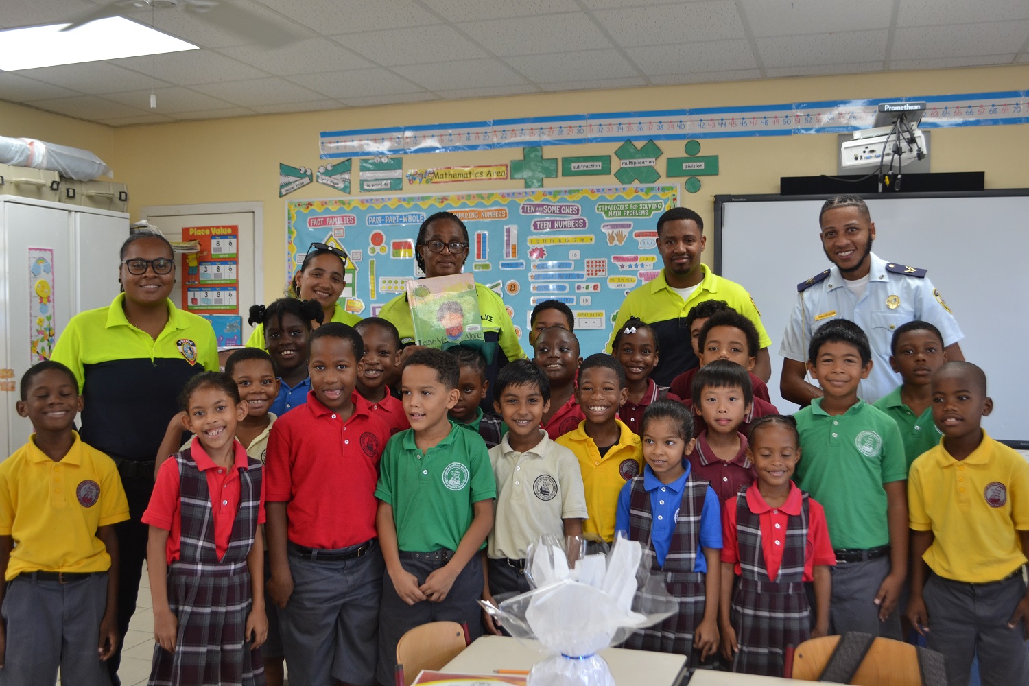 Police Force Sint Maarten (KPSM) Promotes Literacy through School ...