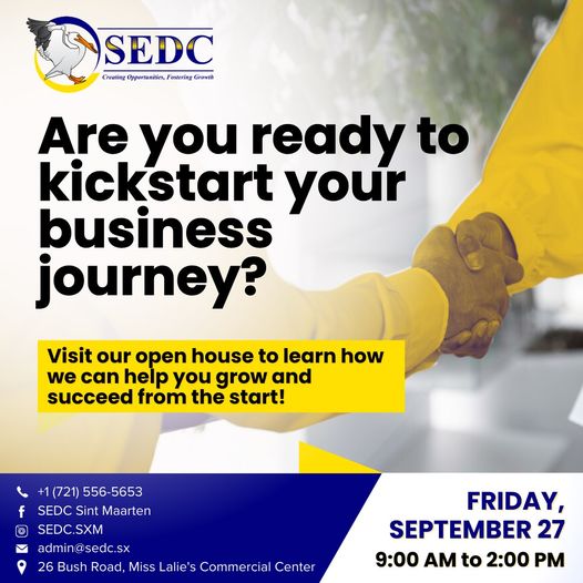 SEDC St. Maarten Invites the General Public to Open House Event for New ...